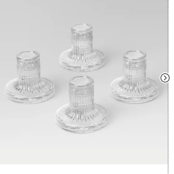 Room Essentials | Accents | Room Essentials 4 Pack Taper Candle Holders ...